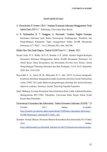 EVALUASI KEAMANAN INFORMASI MENGGUNAKAN TOOLS INDEKS KEAMANAN INFORMASI (KAMI) 4.2 (STUDI KASUS ...
